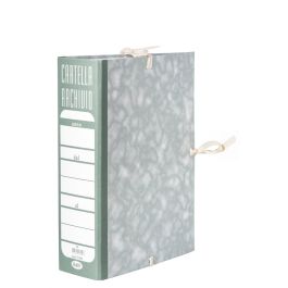 Faldone con lacci - Dorso 10 cm - 34,5x25 cm - grigio