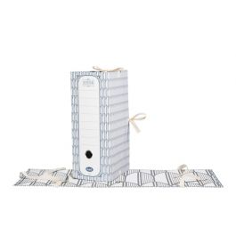 Faldone con lacci Secretaire - Dorso 15 cm - 34,5x25 cm - blu