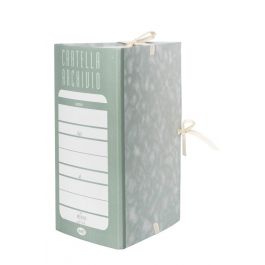 Faldone con lacci - Dorso 20 cm - 34,5x25 cm - grigio